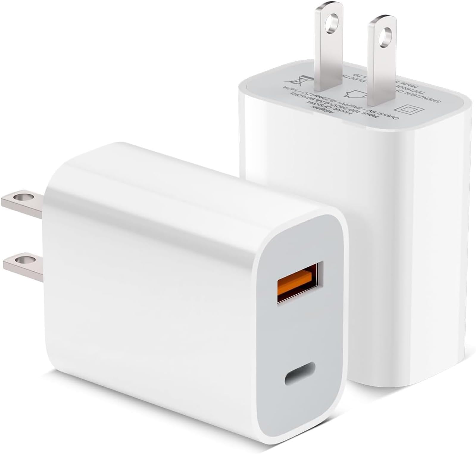 Amazon.com: X-EDITION USB Wall Charger, 4-Pack 2.1A Dual Port USB Cube ...