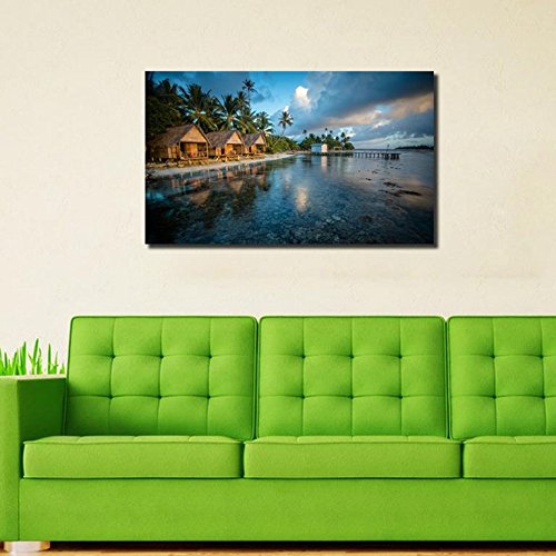 999STORE unframed Printed sea Resort Canvas Painting for Living Room ...