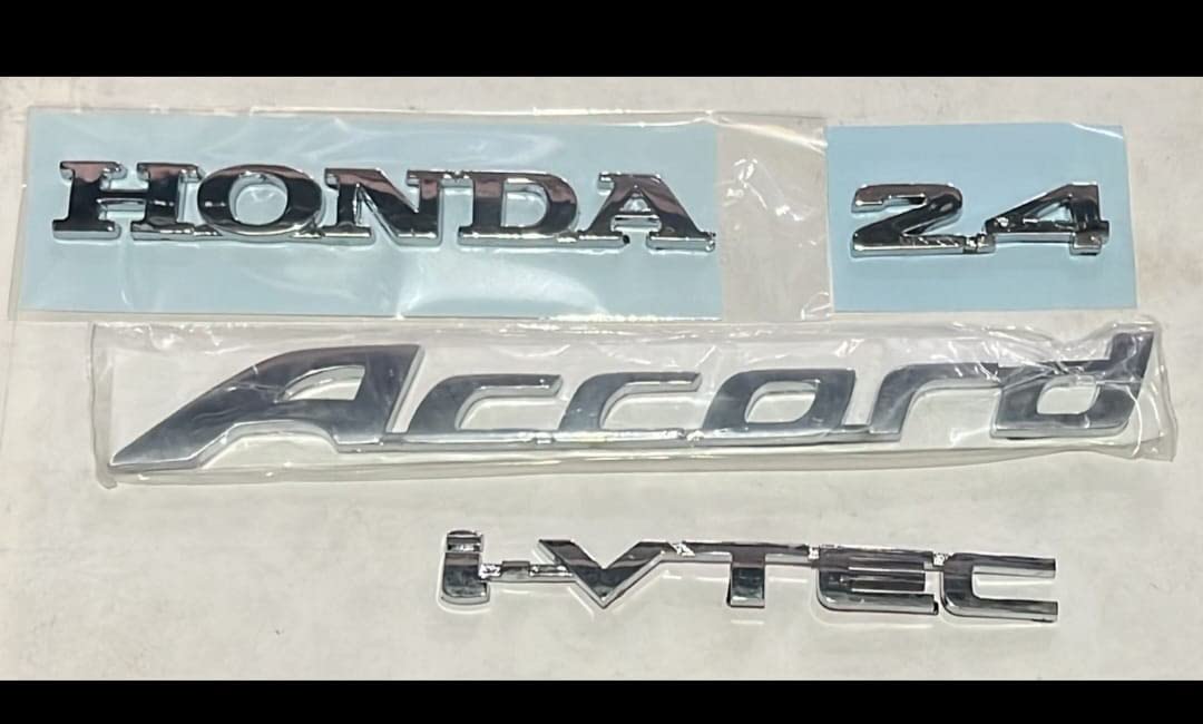 DIAMOND AUTO Honda Accord Monogram Emblem/Decal Sticker (Set of 4 Pcs ...