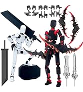 Aonuily Titan 13 Action Figure, 3Pcs T13 Figure 3D Printed Lucky 13 ...