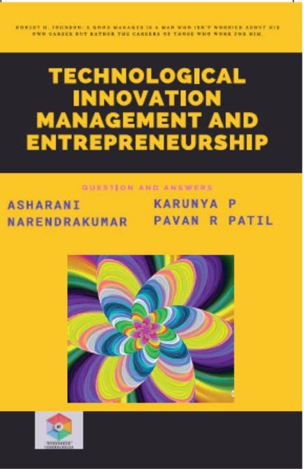 Amazon.in: Buy Technological Innovation Management and Entrepreneurship ...