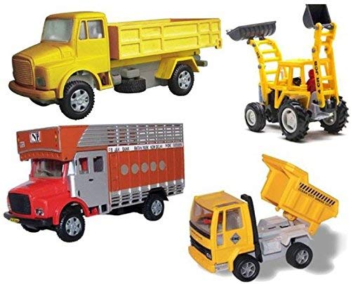 Centy Toys Plastic Construction Combo Set of Telco Truck, Jcb, Public ...