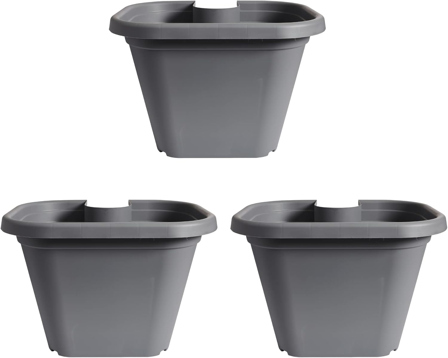 Clever Pots Downpipe Plant Pot, Charcoal, one Size : Amazon.co.uk: Garden