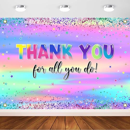 Amazon.com : Avezano Thank You Backdrop Thanks for All You do ...