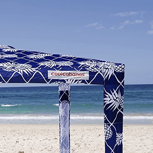 Buy Cool Cabana Beach Canopy - COOLCABANAS Beach Shade Cabana, Easy to ...