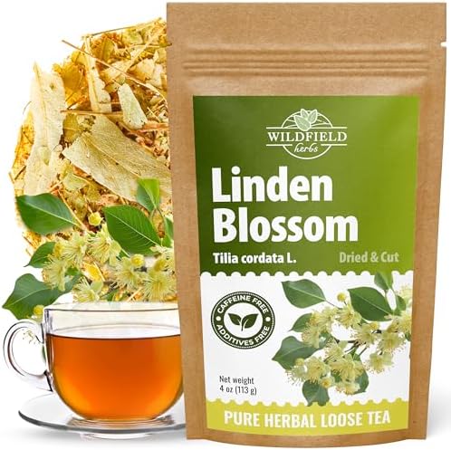 Amazon.com : 4 oz. Linden Tea Dried Linden Flower Tea Herbal (Tilia ...
