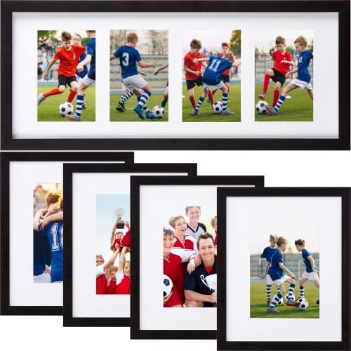 Amazon.com - UPWOIGH 8x20 Black Panoramic Picture Frame,with Mat to ...