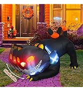 Amazon.com: GOOSH 5Ft Halloween Inflatables Outdoor Decorations ...