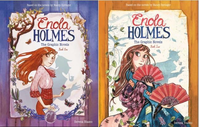 Enola Holmes Graphic Novels - 2 Book Set: Serena Blasco, Tanya Gold ...