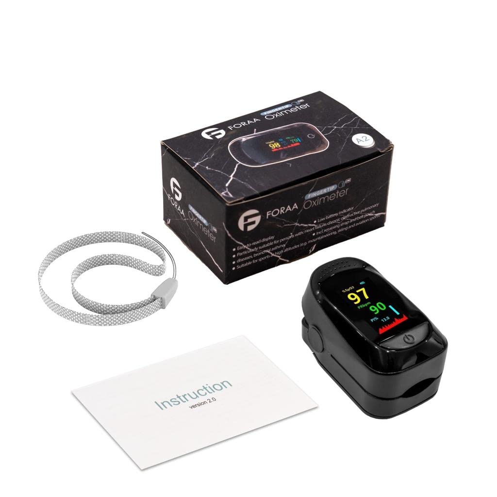 Pulse Oximeter fingertip,LED display, Blood Oxygen Monitor/oximeter, UK ...