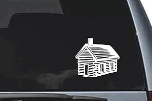 Amazon.com: Picniva Log Cabin sty3 Truck Notebook Vinyl Decal Sticker ...