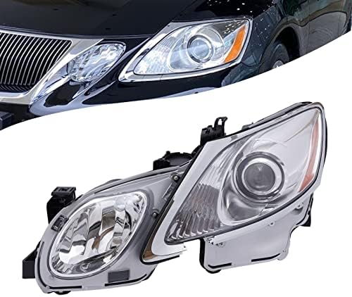 Amazon.com: LYNICESHOP Projector Headlights, Chrome Headlamps Assembly ...