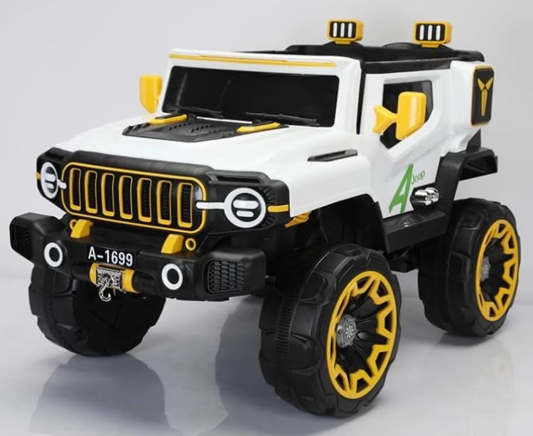 Buy JN Creations 12V Kids 4X4 Battery Operated Ride on A1699 Jeep with ...