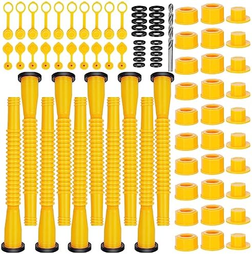 Amazon.com: Godboy (10 Kit-Yellow) Gas Can Spout Replacement, Gas Can ...