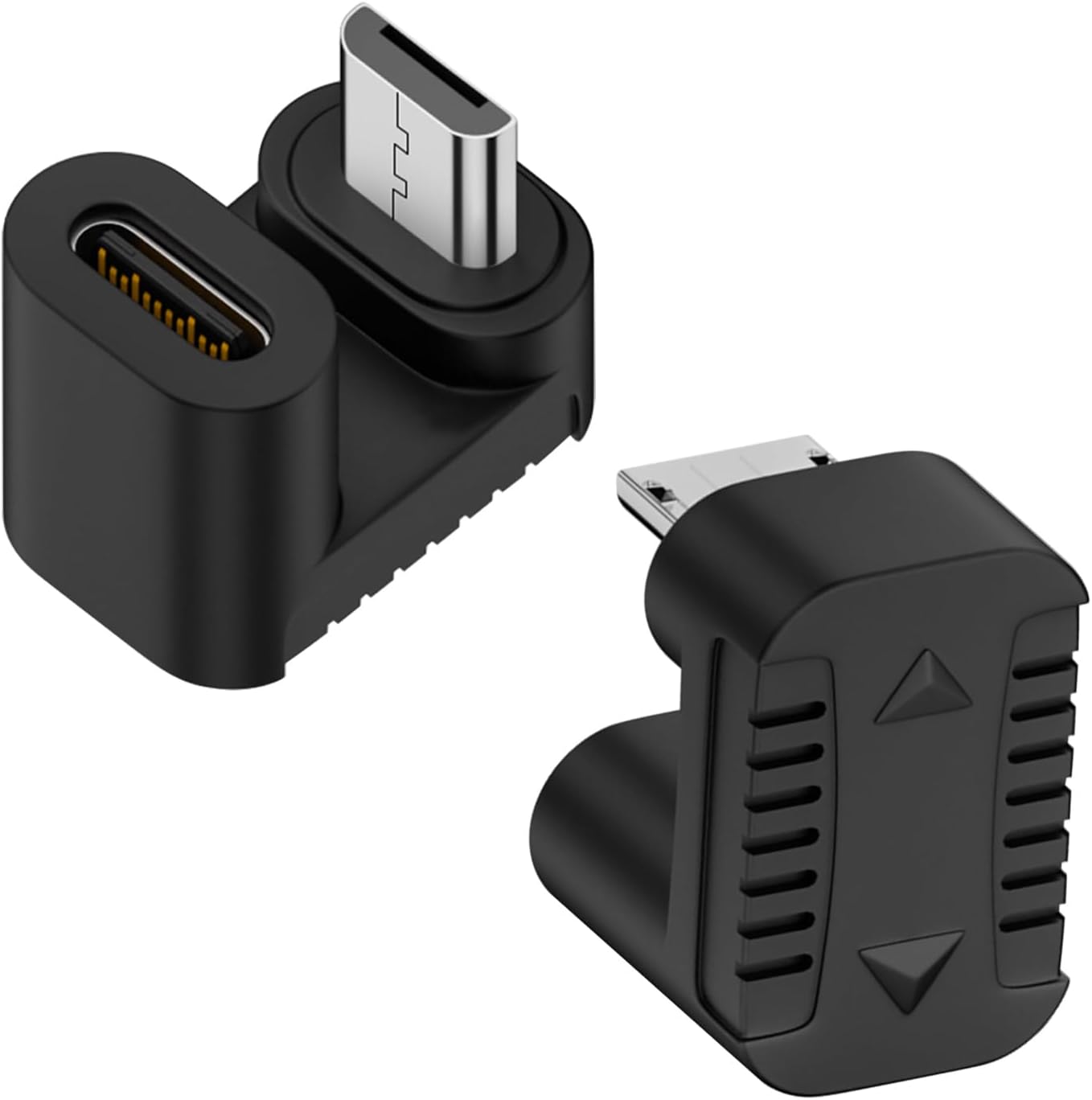 QIANRENON USB C a Micro USB Carga Datos en U Ángulo Conector Tipo C ...