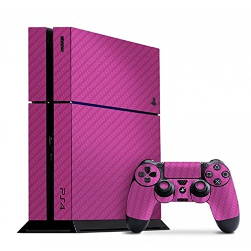 Amazon.com: Slickwraps Carbon Fiber Pink - PlayStation 4 : Video Games