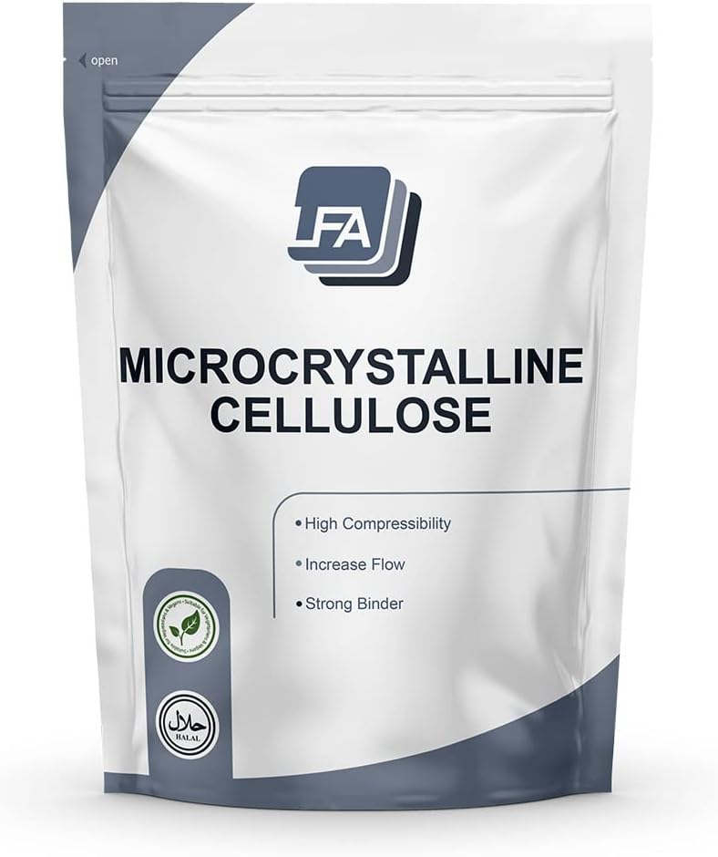 Microcrystalline Cellulose Powder - MCC 102-1 kg - Tablet Pill Binding ...