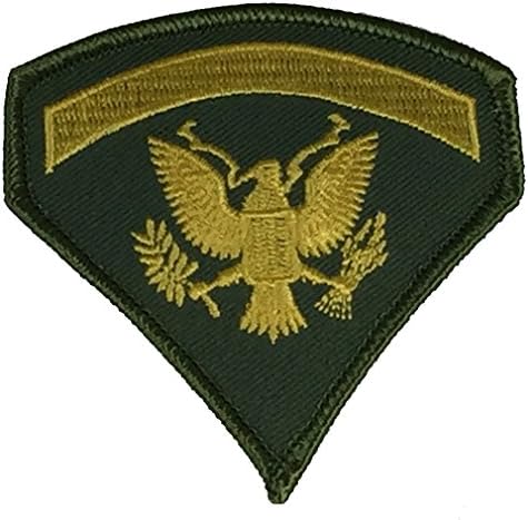 Amazon.com: U.S. Army Specialist E-5 SPEC-5 Rank TAB Patch - Color ...
