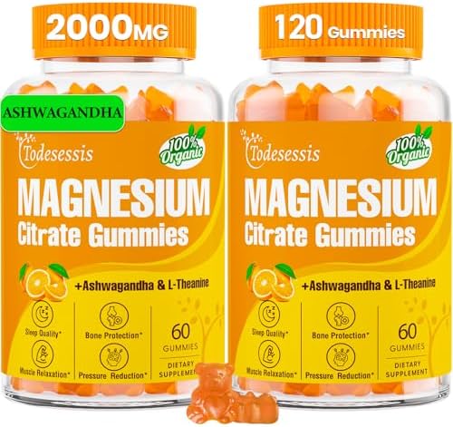 Amazon.com: Magnesium Citrate Gummies for Women and Men, Magnesium with ...