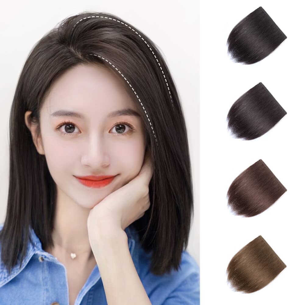 Amazon.com : LesafeV Seamless Forehead Wiglet Topper Synthetic 2pcs ...