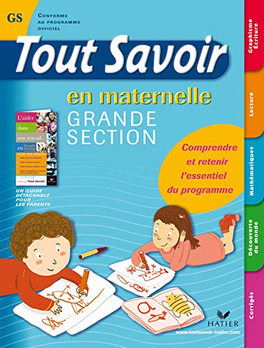 Tout savoir en maternelle grande section : Barge, Evelyne, Overzee ...