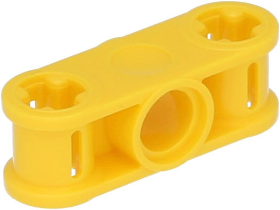 LEGO 10 x Technic, Axle Pin Connector Perpendicular 3L Center Yellow ...