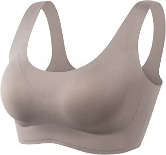 Momcozy Womens Seamless Bra Wireless Supportive Bra Everyday Smooth ...