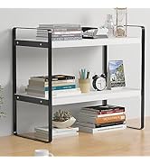 Amazon.com: GENDLTHIJ Desktop Shelf Organizer, Small Wood Countertop ...