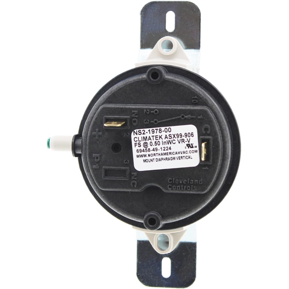 Amazon.com: ClimaTek Pool Heater Air Pressure Switch Replaces Hayward ...