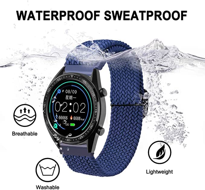 ARTMU Braided Solo Loop Compatible with TAGG Verve Plus 20mm Elastic ...