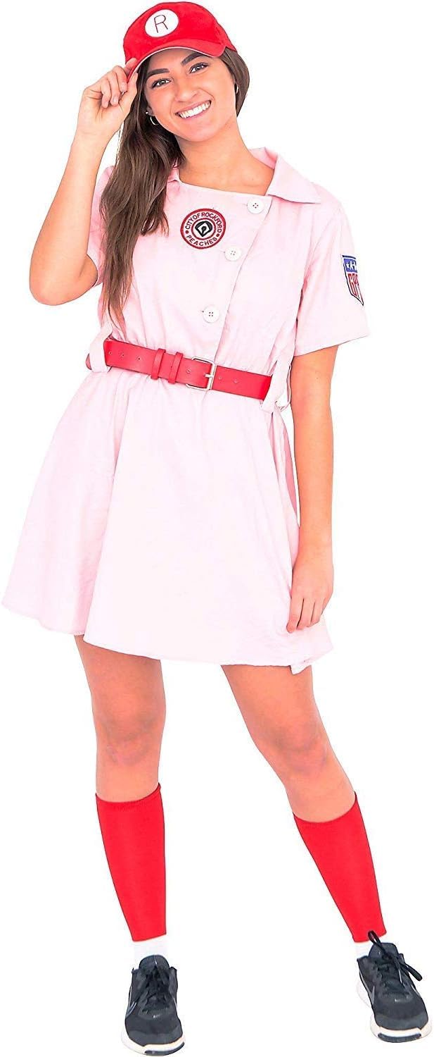 A League of Their Own Rockford Peaches AAGPBL Baseball Damen Kostüm ...