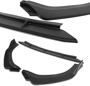 Amazon.com: HYPERSPEED Front Bumper Spoiler Lip 3PCS ABS STP-Style Fit ...