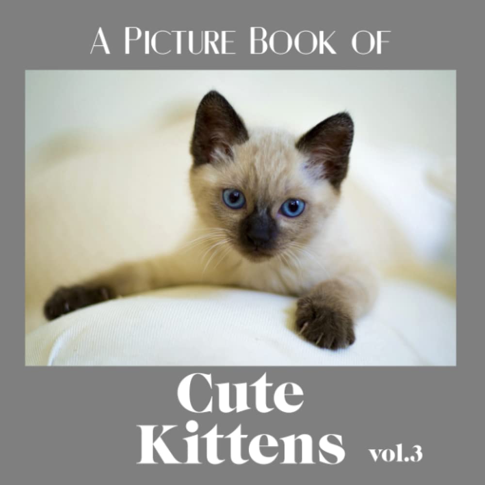 A Picture Book of Cute Kittens Vol. 3: A Gift for Alzheimer’s Patients ...