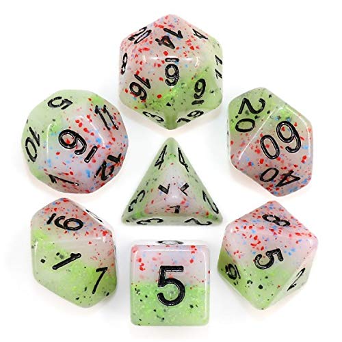 HD Polyhedral Dice Sets D&D Dice for Dungeon and Dragons RPG Role ...