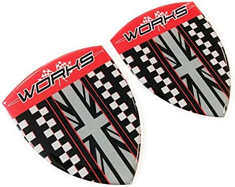 Works 3D Domed Gel Decal Sticker Badges Emblems Fits Mini Cooper S F56 ...