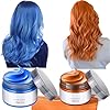 Amazon.com : Temporary Blue Hair Wax, 4.23oz Instant Hairstyle Mud ...
