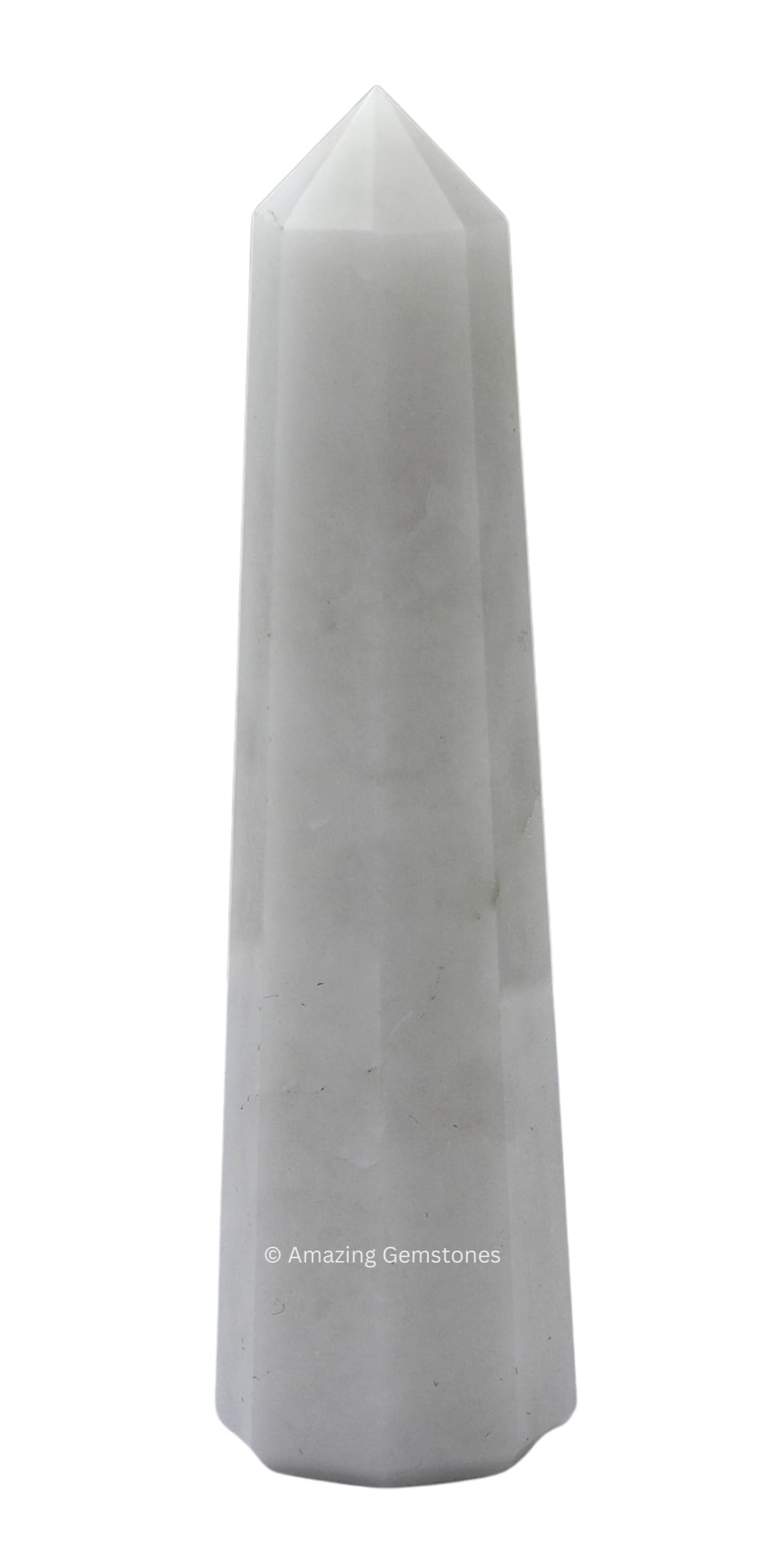 Amazon.com: Snow Quartz Crystal Towers ~ Natural Healing Crystal Point ...