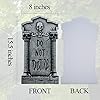 Amazon.com : Halloween Tombstones Decorations, Large Headstones with ...