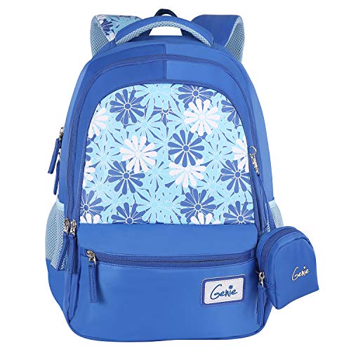 Genie 17 Ltrs Blue School Backpack (LILY16SBBLU) : Amazon.in: Bags ...