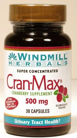 Amazon.com: Cran-Max Cranberry Extract 30 Capsules by Windmill (Pack of ...