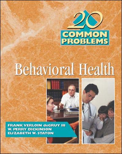 20 Common Problems in Behavioral Health: 9780070164383: Medicine ...
