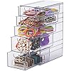 Noverlife Clear Containers for Hair Organizing - Plastic Hair Accessory ...