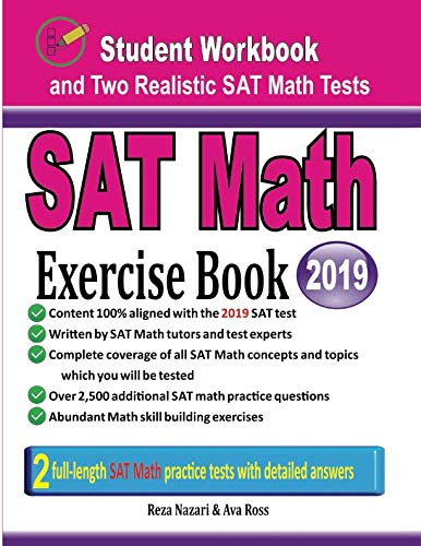 Buy SAT Math Exercise Book: Student Workbook and Two Realistic SAT Math ...
