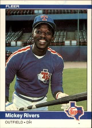 Amazon.com: 1984 Fleer Baseball Card #425 Mickey Rivers : Collectibles ...