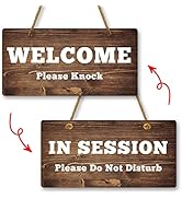 Amazon.com: Night Shift Worker Sleeping Sign Hanging Plaque for Home ...