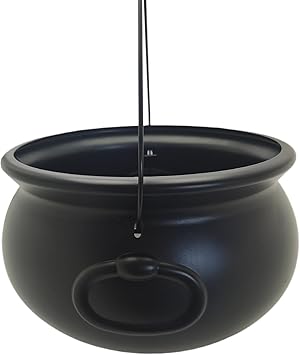 Amazon.com | 1PC Black Witches Cauldron with Handle - 13" Lightweight ...