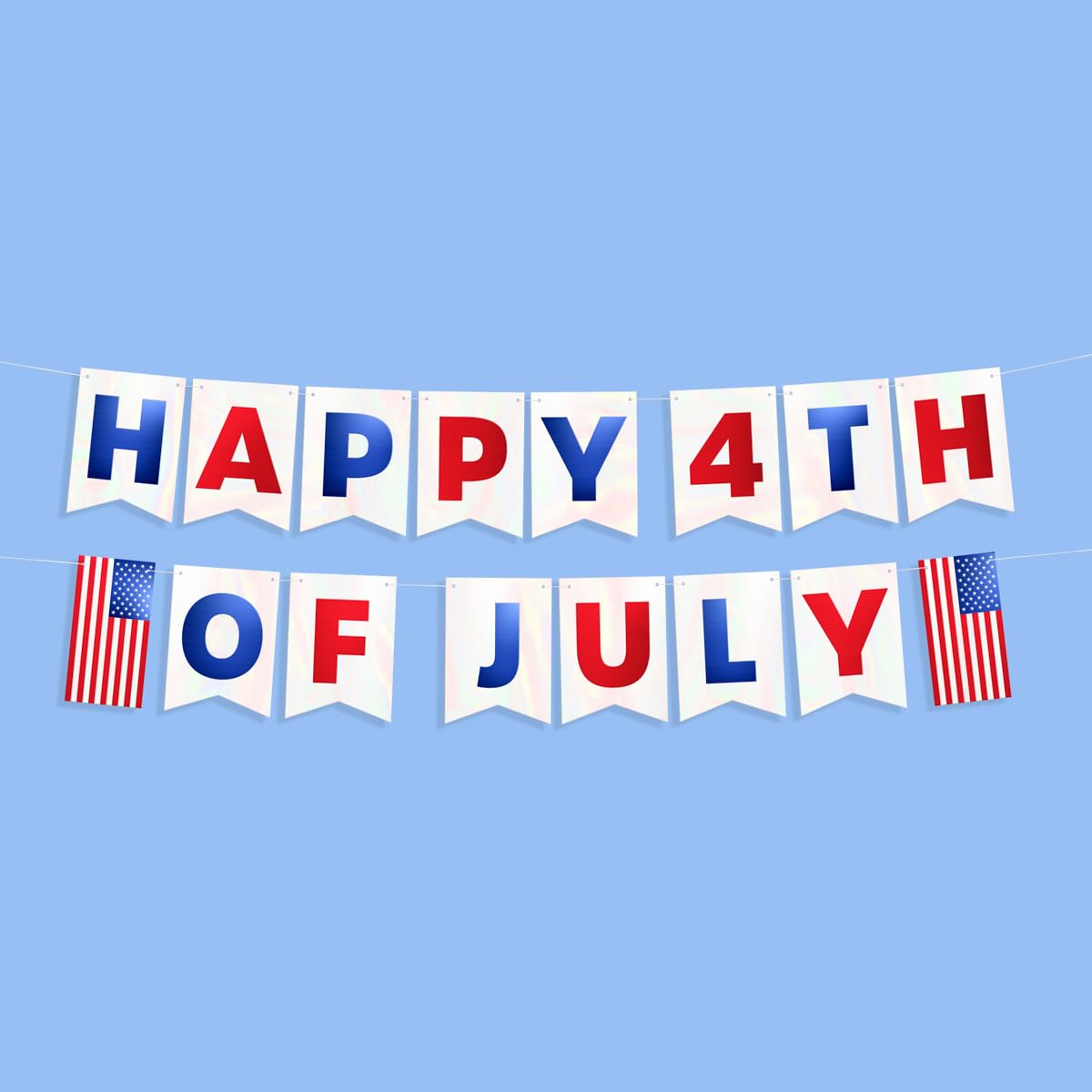 Happy Fourth Of July Banner