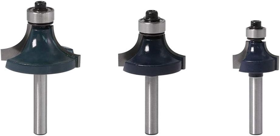 Amazon.com: DLLTEC Qinlu-CNC Router Bits 6mm Shank 1/4" Shank Corner ...