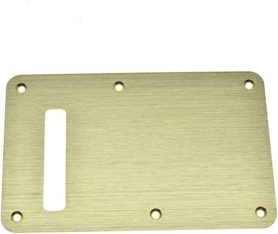 Dopro Aluminum Anodized Modern ST Strat Back Plate Tremolo Trem Cavity ...