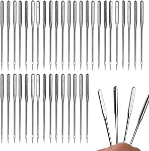 Amazon.com: YAFIYGI Denim Sewing Machine Needles100 Pcs Size 16 ...